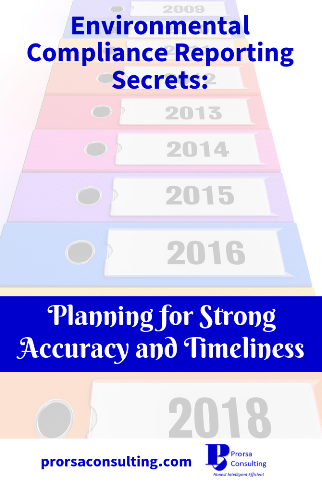Environmental Compliance Reporting Secrets: Planning for Strong ...